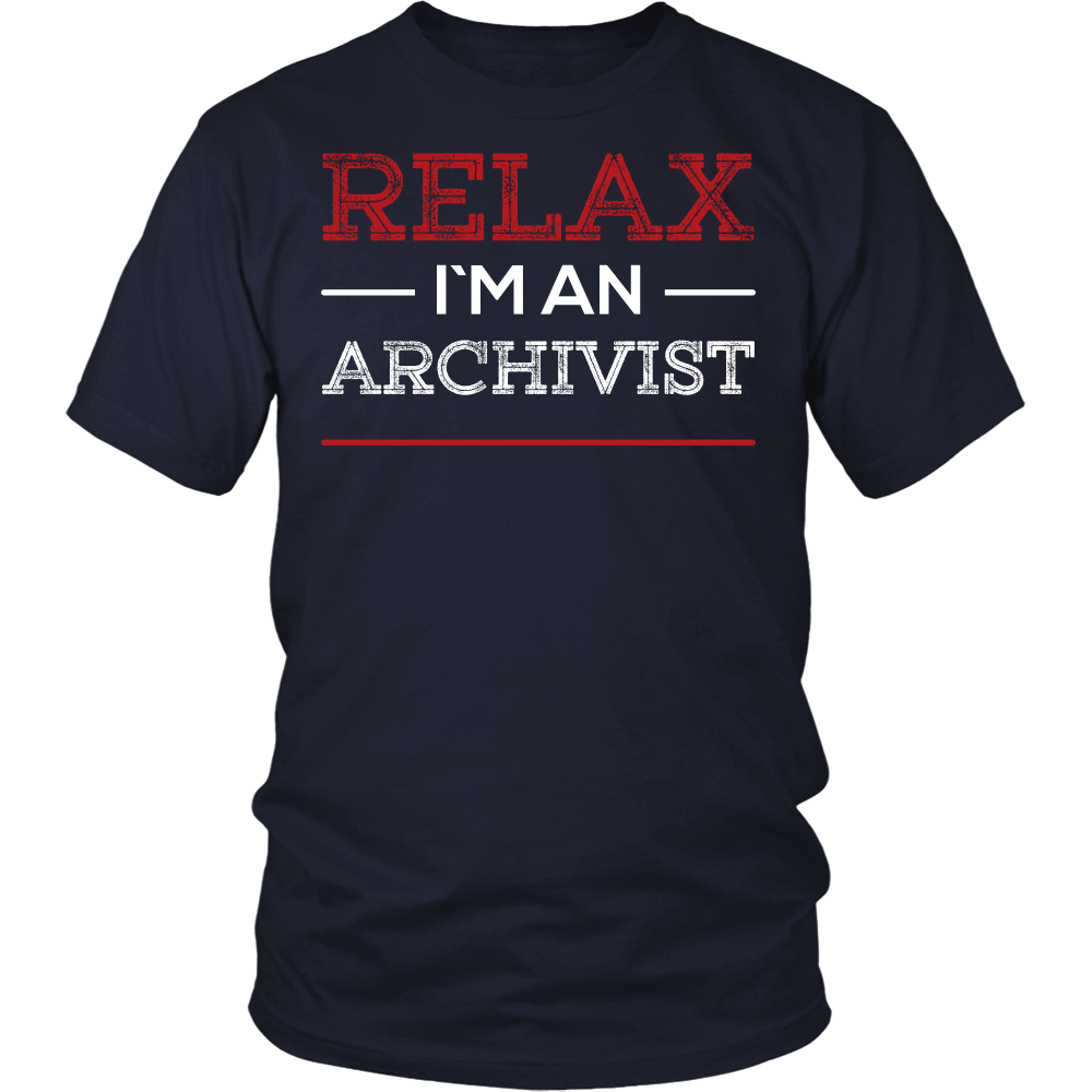 Archivist T-shirt, hoodie and tank top. Archivist funny gift idea ...