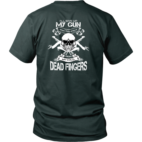 Gun rights T-shirt - From my cold dead fingers – TeeDino